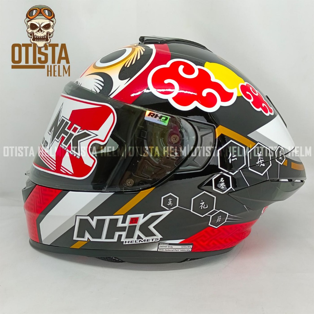 Jual Helm NHK Mark-1 GP Edition Mihail #2 | Single Visor - Light Smoke ...