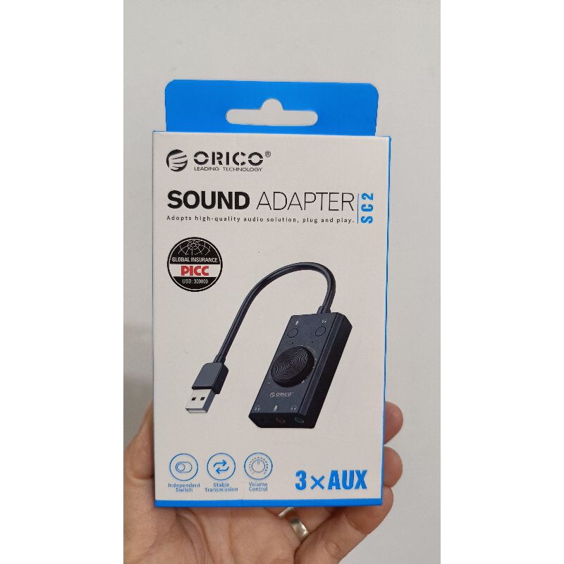 Jual USB SOUND ORICO SC2 ORIGINAL | Shopee Indonesia
