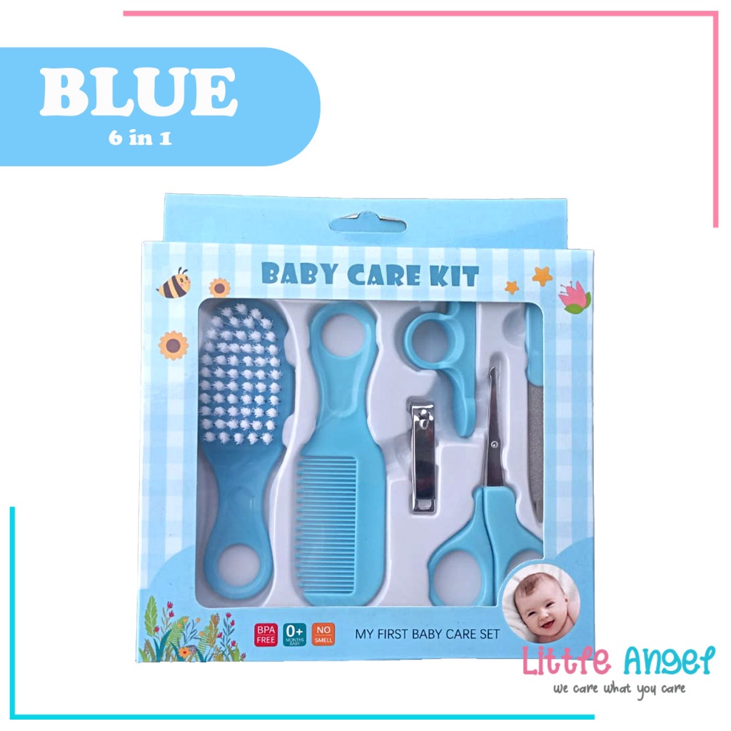 Jual BABY CARE NAIL KIT SET MINI Alat Perawatan Bayi 6in1 Sisir Gunting ...
