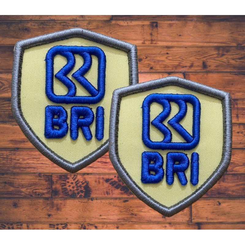 Jual bordir logo BRI timbul - logo timbul BRI satpam security | Shopee ...