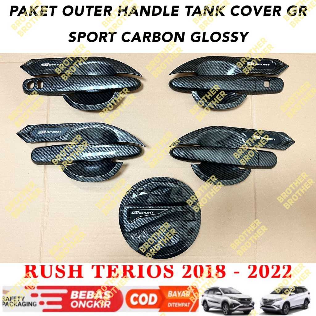 Jual Paket Outer Handle Tank Cover All New Rush Terios GR SPORT 2018 ...