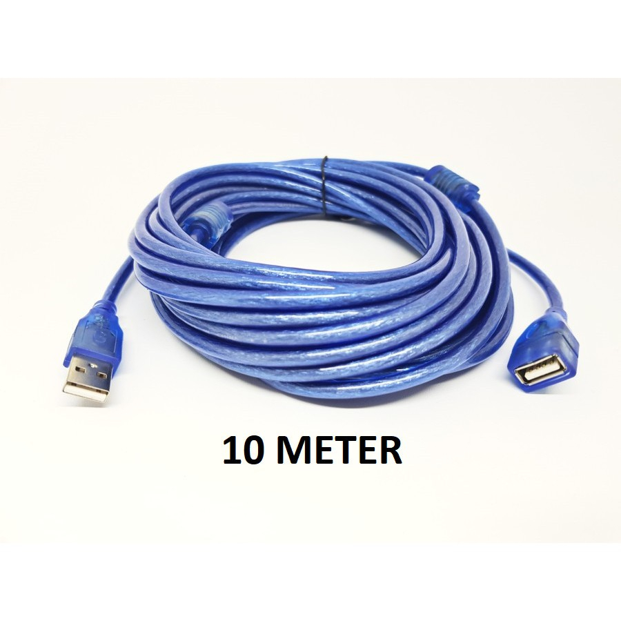 Jual Kabel USB Hub Male Female 2.0 Extension Extention 30cm 1.5m 3m 5m ...