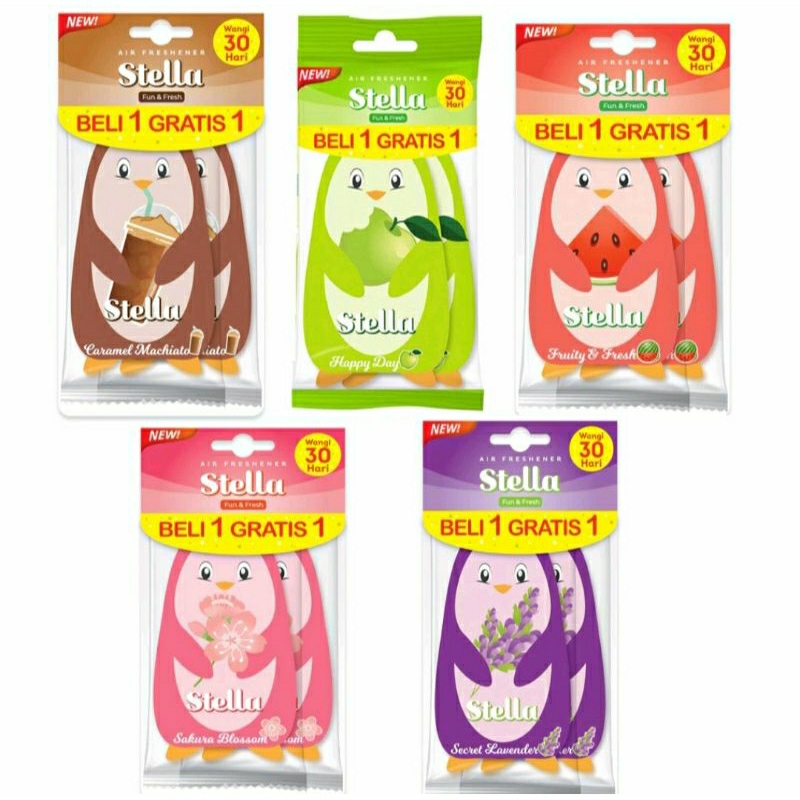 Jual Stella Fun and Fresh isi 2 PCS pengharum mobil stela air Buy1Get1 ... Jual Stella Fun and Fresh isi 2 PCS pengharum mobil stela air Buy1Get1 ...