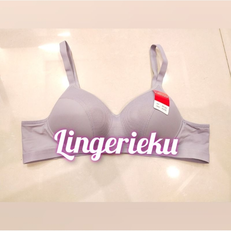 Jual Sorex 99183 Bra Busa Tipis Tanpa Kawat Kait 3 Cup B | Shopee Indonesia