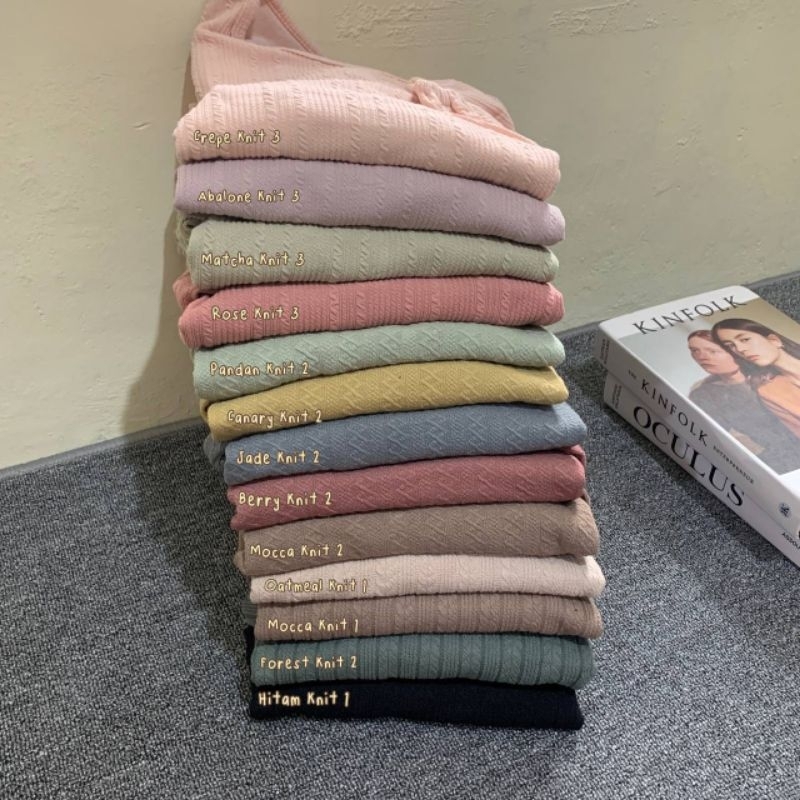 Jual Waffle Oval Omara Balon Knit Blouse Reseller | Shopee Indonesia