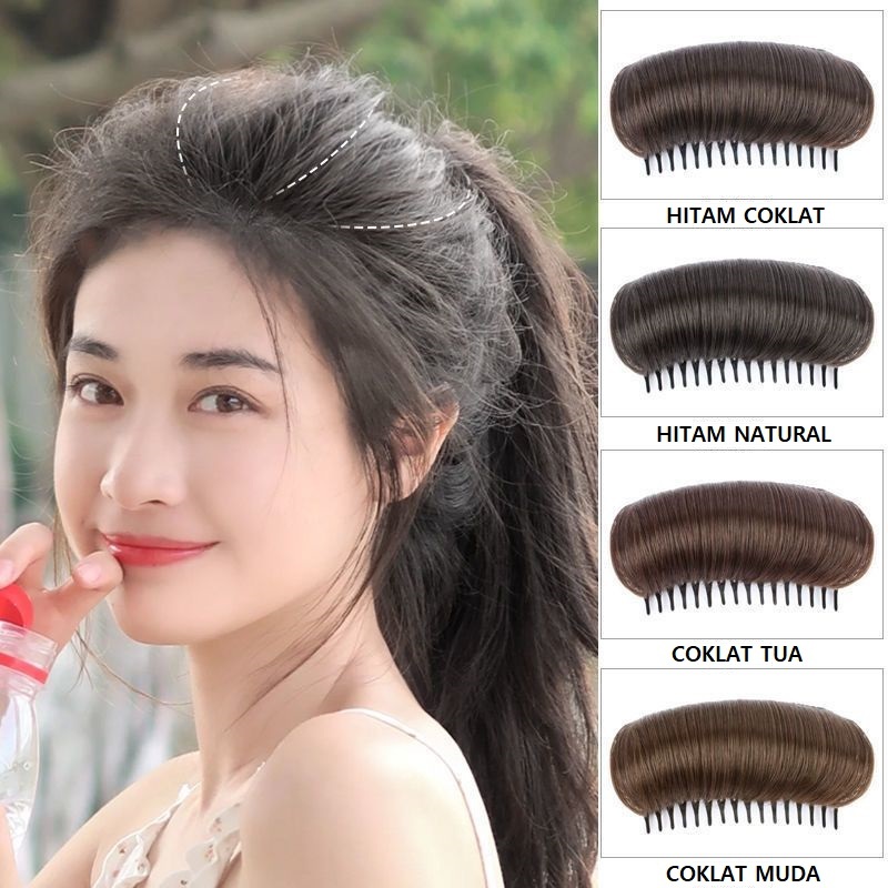 Jual Penambah Volume Rambut Peninggi Poni Bump Sirkam Rambut Palsu ...