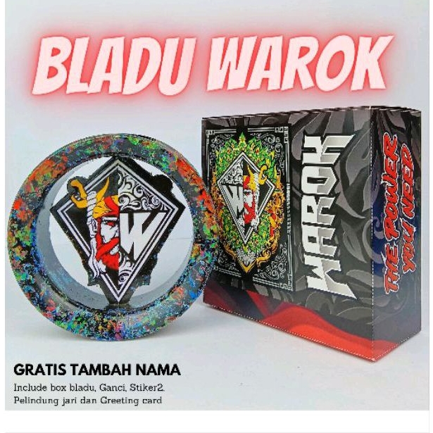 Jual Bladu/Gulungan Warok Motif Logo Warok Combat Super Tebal (Gratis ...