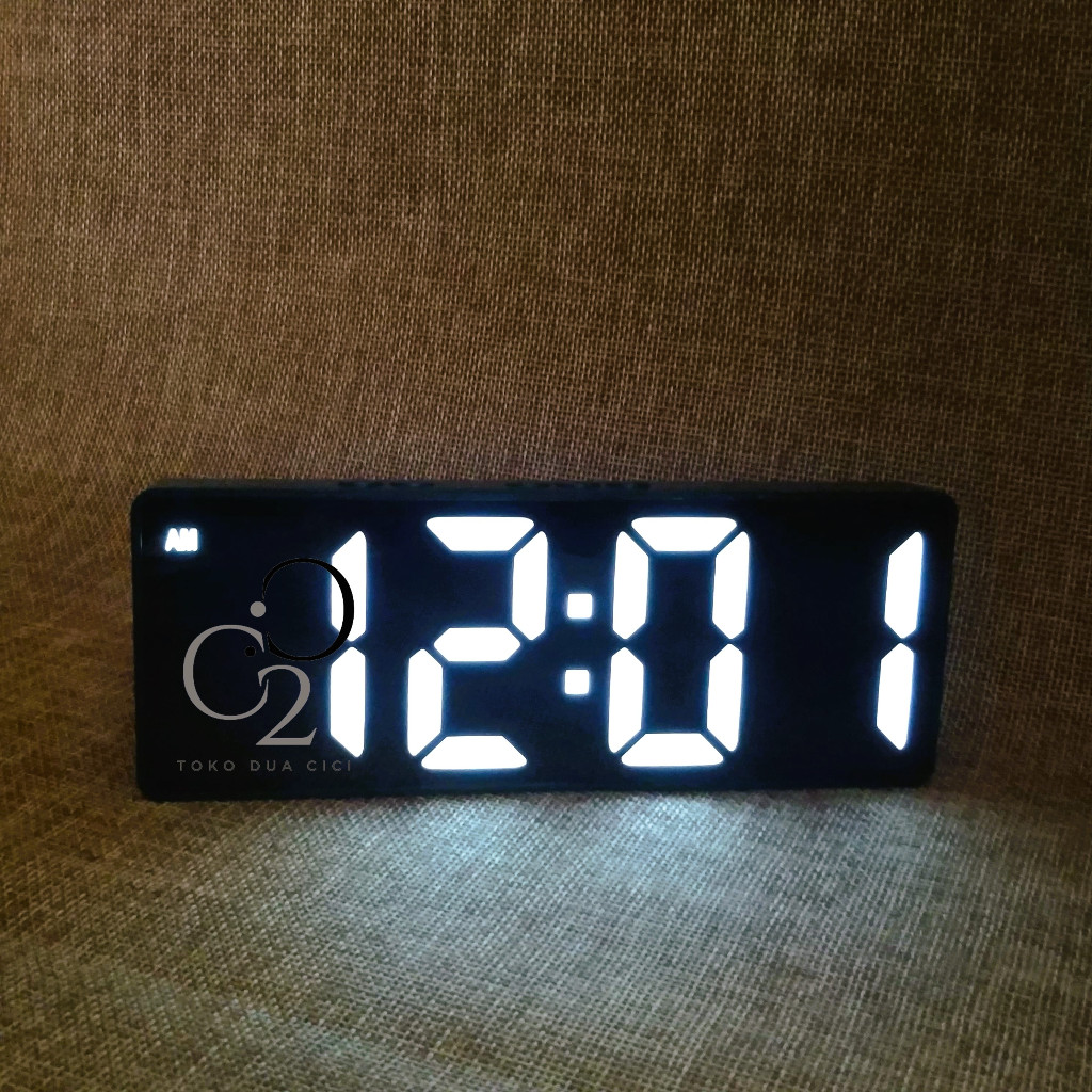 Jual Jam Meja LED Digital 3D Clock Jam Dinding Jam LED DIGITAL ORIGINAL ...