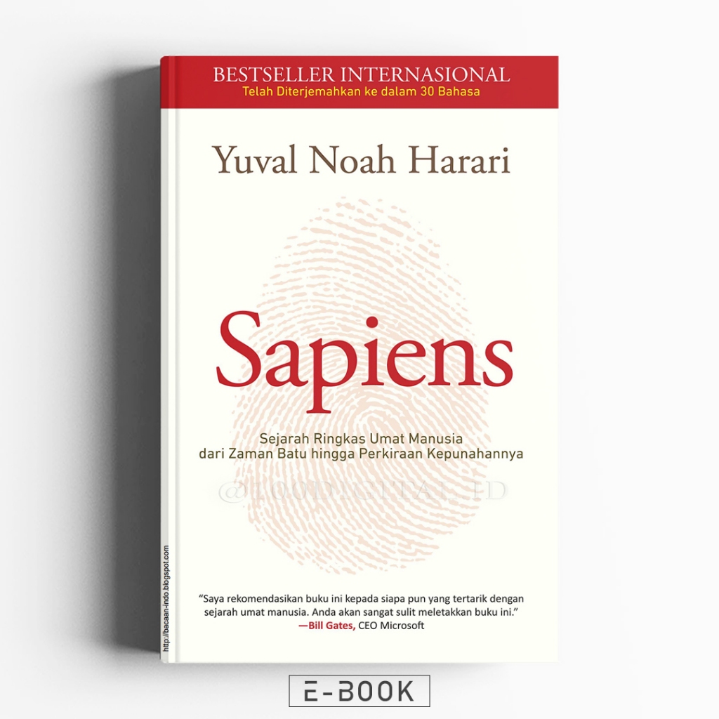 Jual (ID506) Sapiens : Sejarah ringkas umat manusia dari zaman batu ...