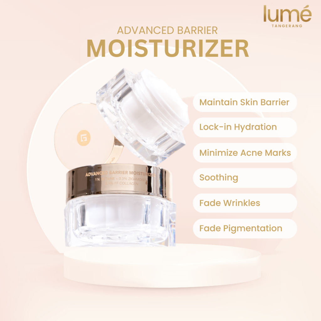 Jual LUME Advanced Barrier Moisturizer Water Based Pelembab Wajah Krim ...