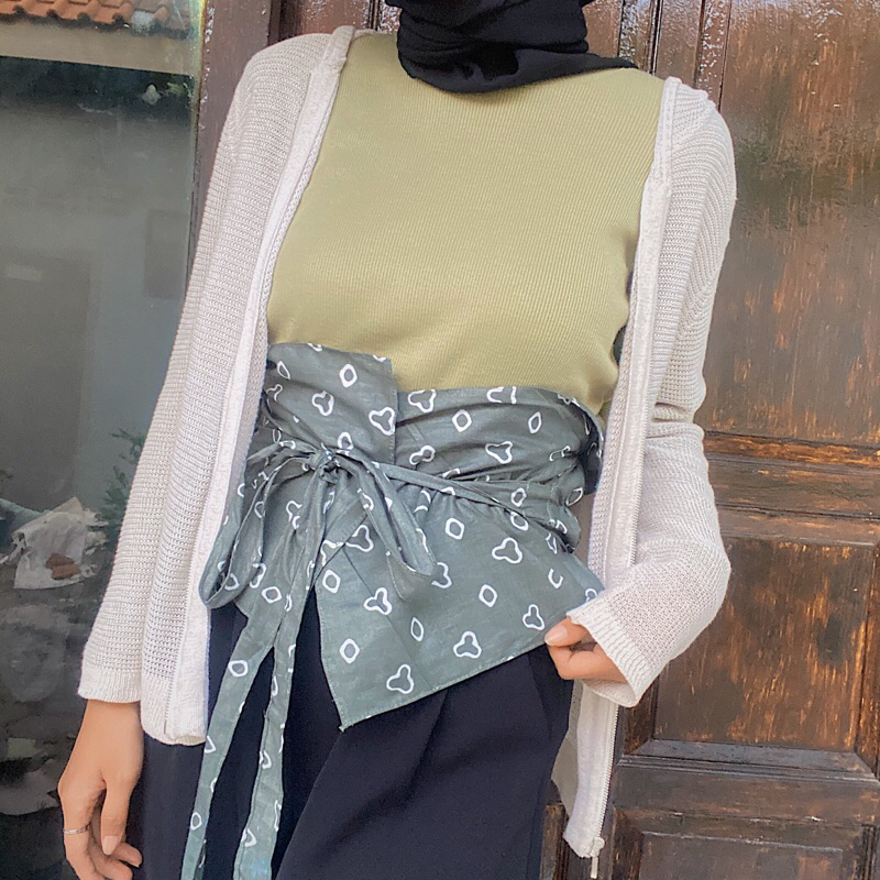 Jual OBI BELT BATIK JUMPUTAN// OBI BELT KEKINIAN // IKAT PINGGANG ...