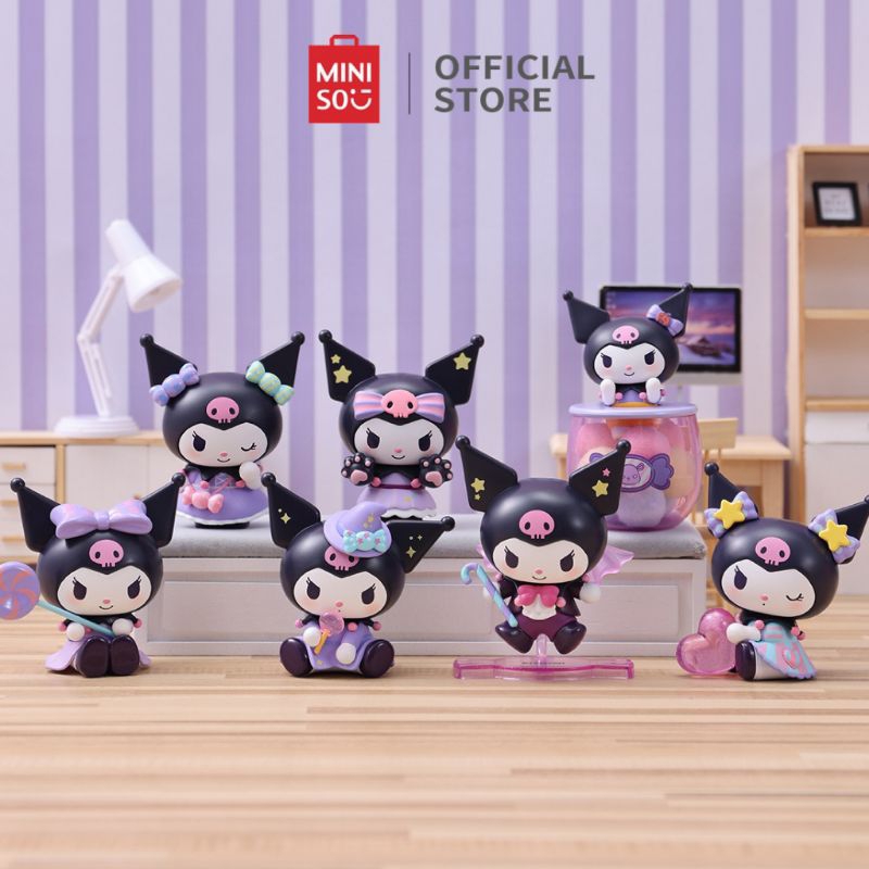 Jual MINISO Kuromi Blind Box Candy Series Figure Model Kotak Buta Kotak ...