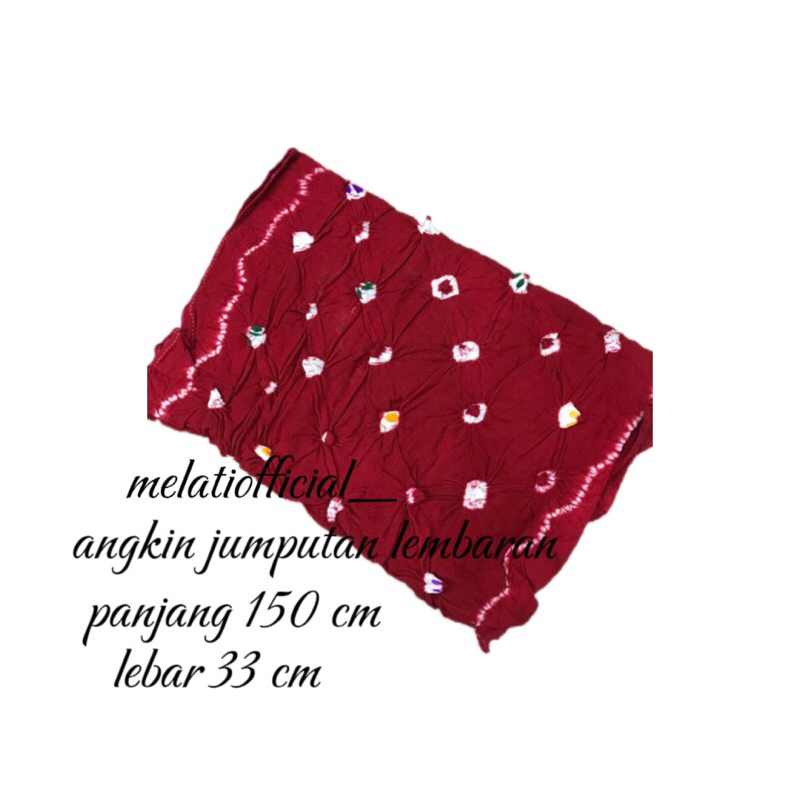 Jual angkin jumputan lembaran / sabuk angkin | Shopee Indonesia