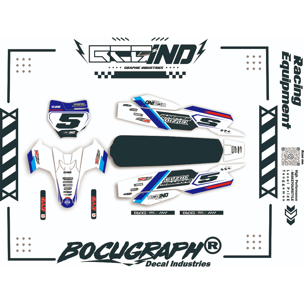 Jual DECAL RBT VEGA NEW FULL CUSTOM | Shopee Indonesia