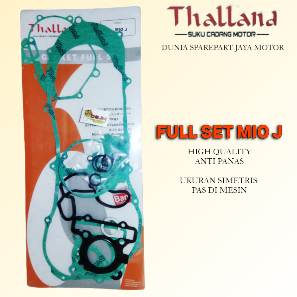 Jual GASKET PACKING PAKING FULL SET MIO J XRIDE 115 SOUL GT FULLSET MIOJ PLUS SEAL KLEP THALLAND ...