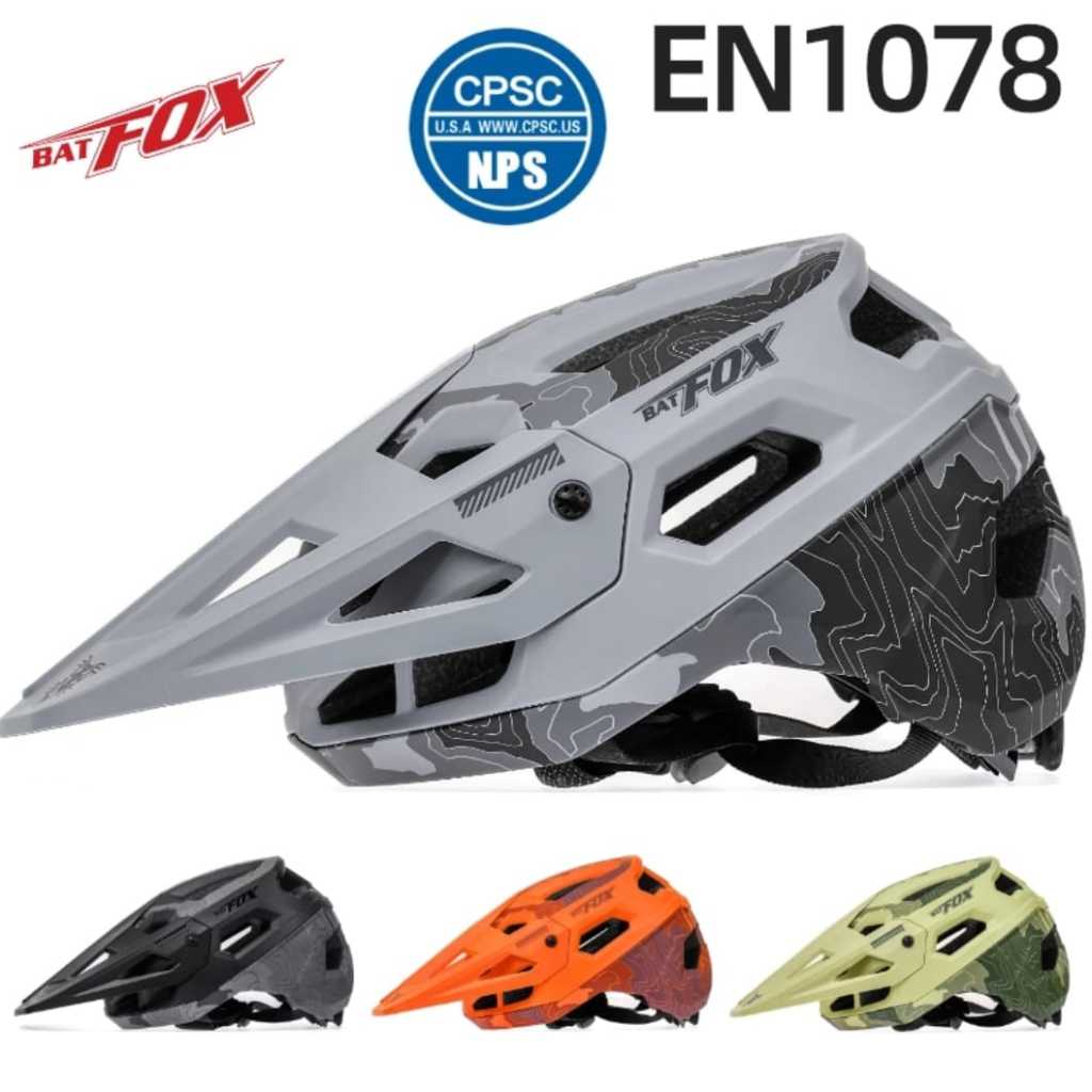 Jual Helm Sepeda Gunung Batfox LA302 - 102 Half face untuk XC trail AM ...