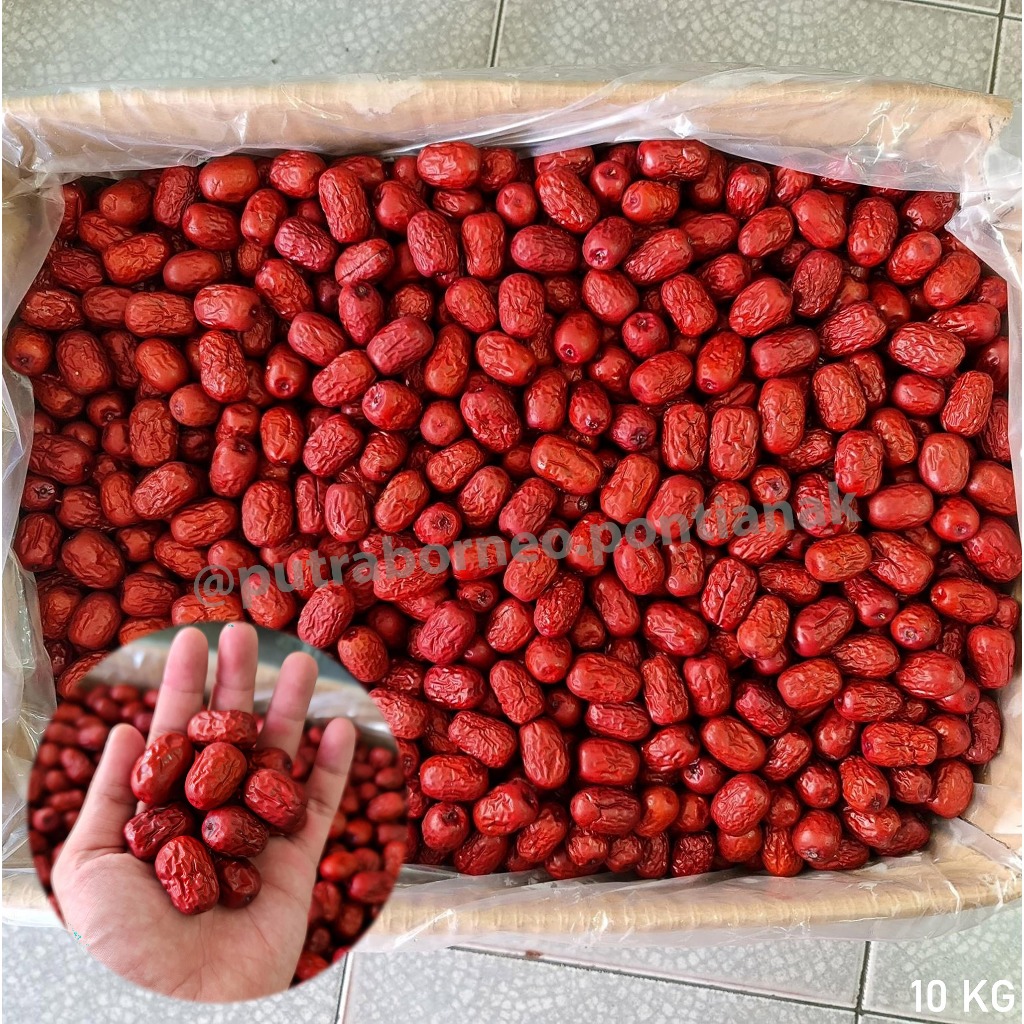 Jual Angco Merah Kecil 250gr / Red Dates / Jujube / Hong Zao / Kurma ...