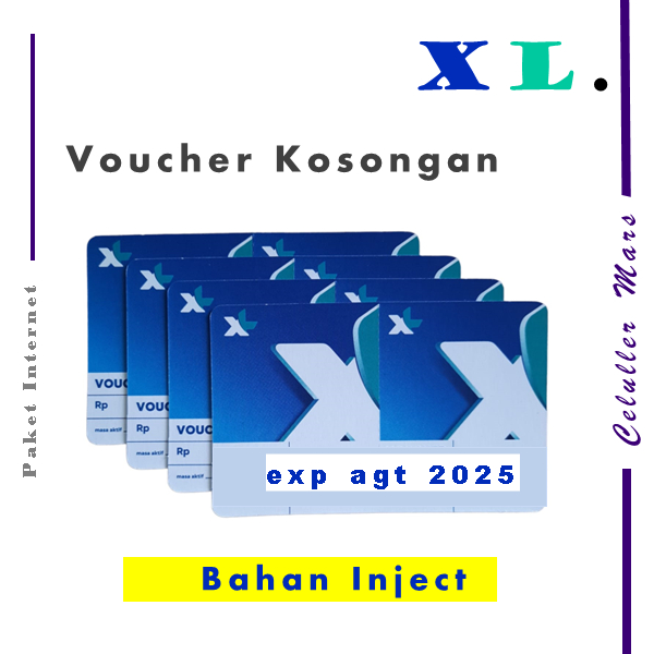 Jual Voucher XL Kosongan, Untuk Bahan Iject Kuota Internet XL expired agustus 2025 vocer xl ...
