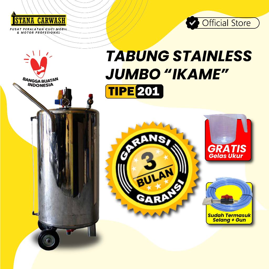 Jual Tabung Snow wash 80 liter ( JUMBO Stainless 201 ) Tangki Busa ...