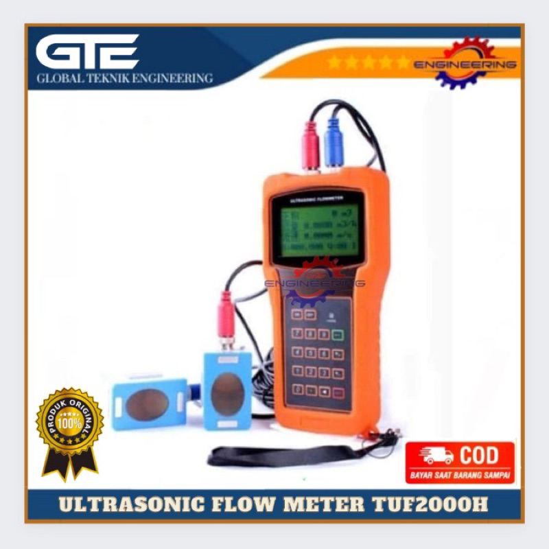 Jual Ultrasonic Flow Meter TUF-2000H Liquid Tester 50-700mm TM1 ...