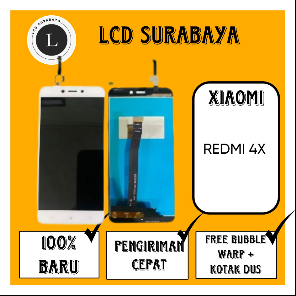 Jual LCD REDMI 4X ORIGINAL TOUCHSCREEN FULLSET | Shopee Indonesia