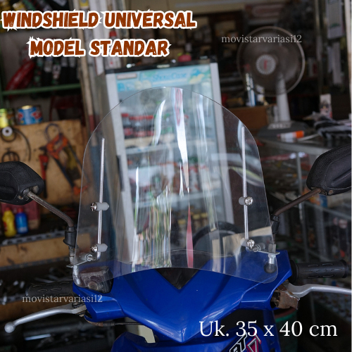 Jual Windshield Ukuran 35cm x 40cm Standar Windshield Beat Windshield ...