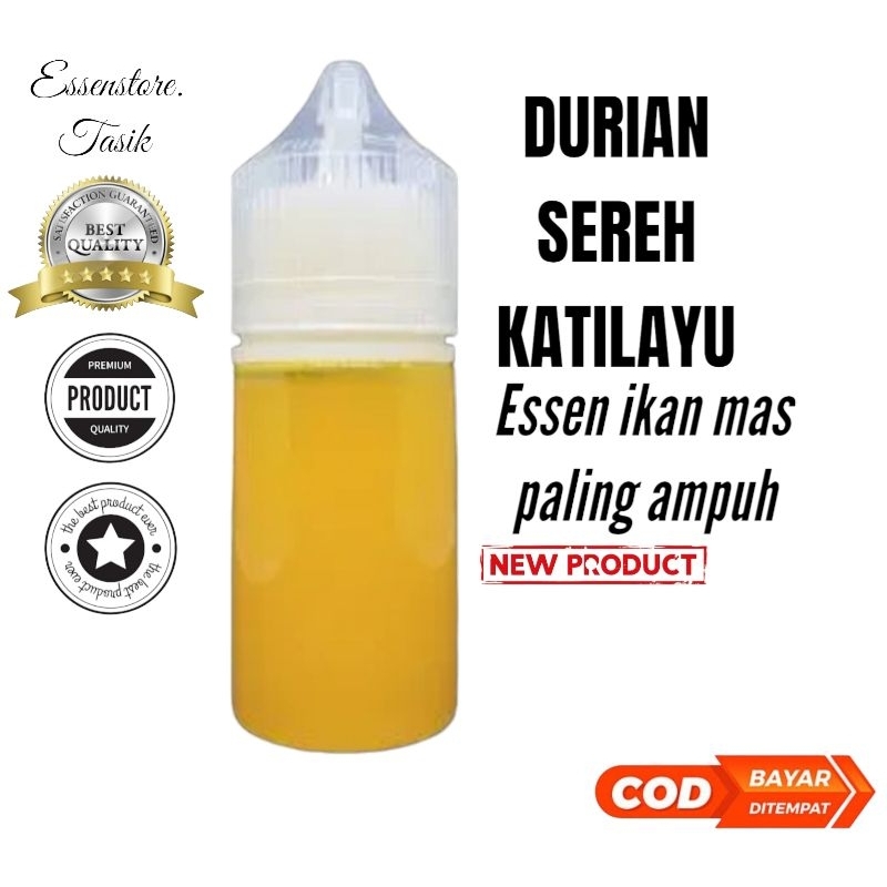 Jual essen oplosan durian sereh katilayu essen ikan mas essen harian ...