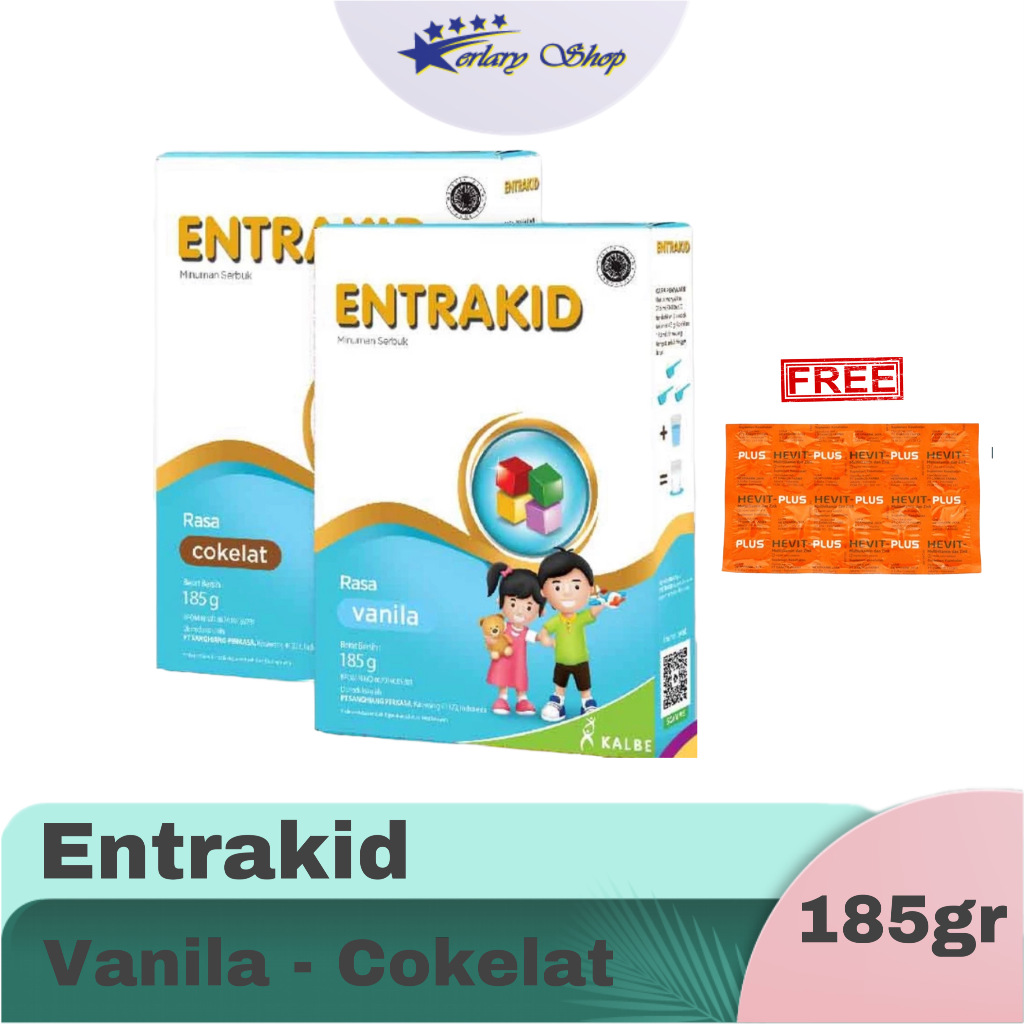 Jual ENTRAKID 185gr rasa Vanila dan coklat II SUSU ENTRAKID | Shopee ...