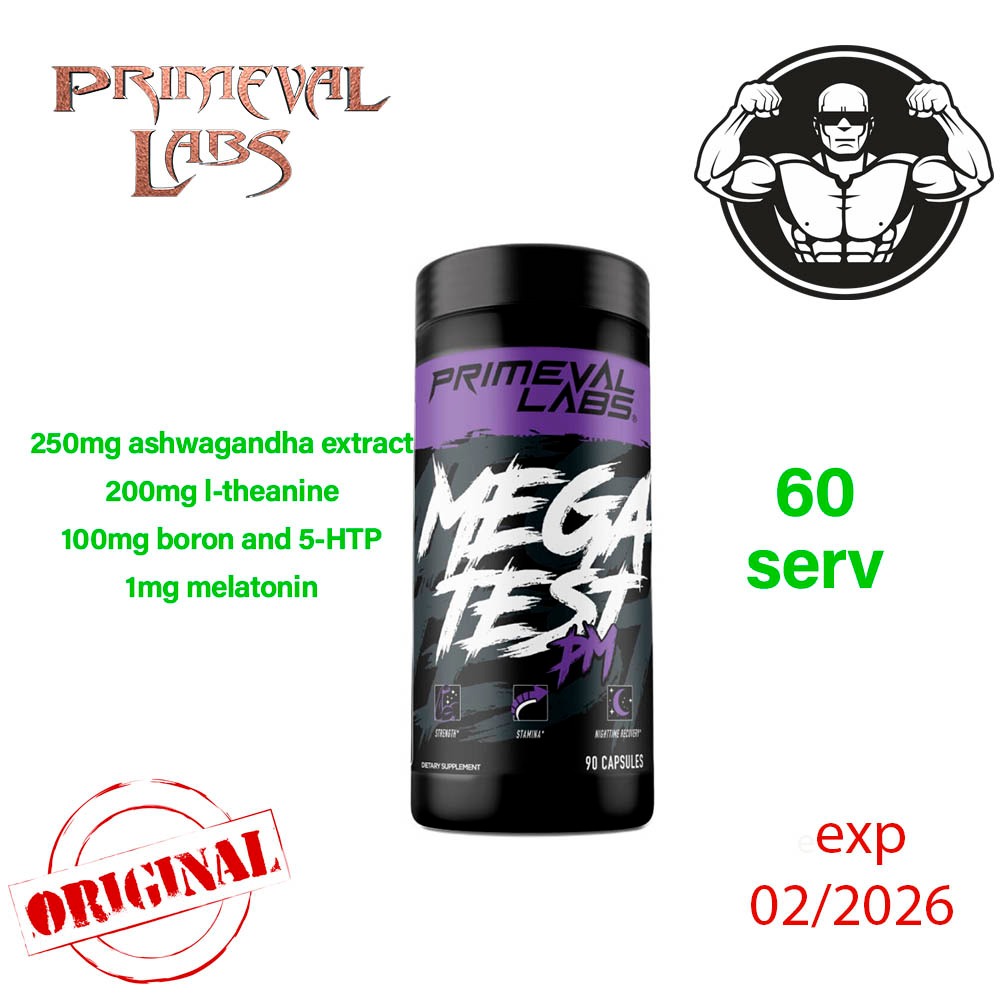 Jual Primeval Labs Mega Test PM testosterone booster | Shopee Indonesia