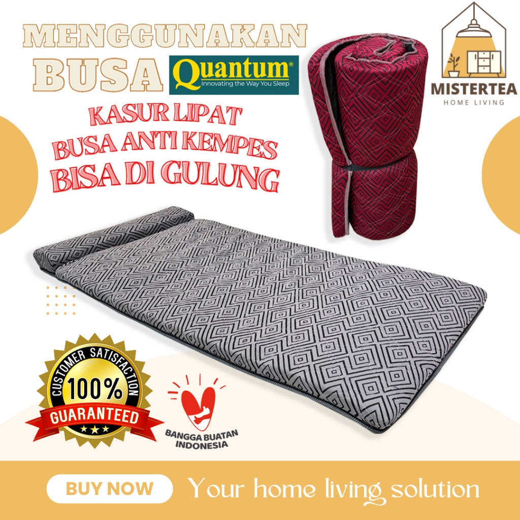 Jual [READY STOCK] KASUR LIPAT BUSA ANTI KEMPES BUSA QUANTUM / KASUR ...