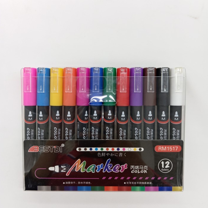 Jual Spidol Aklirik/Spidol Art Marker/Acrylic Marker Multifungsi Paint ...