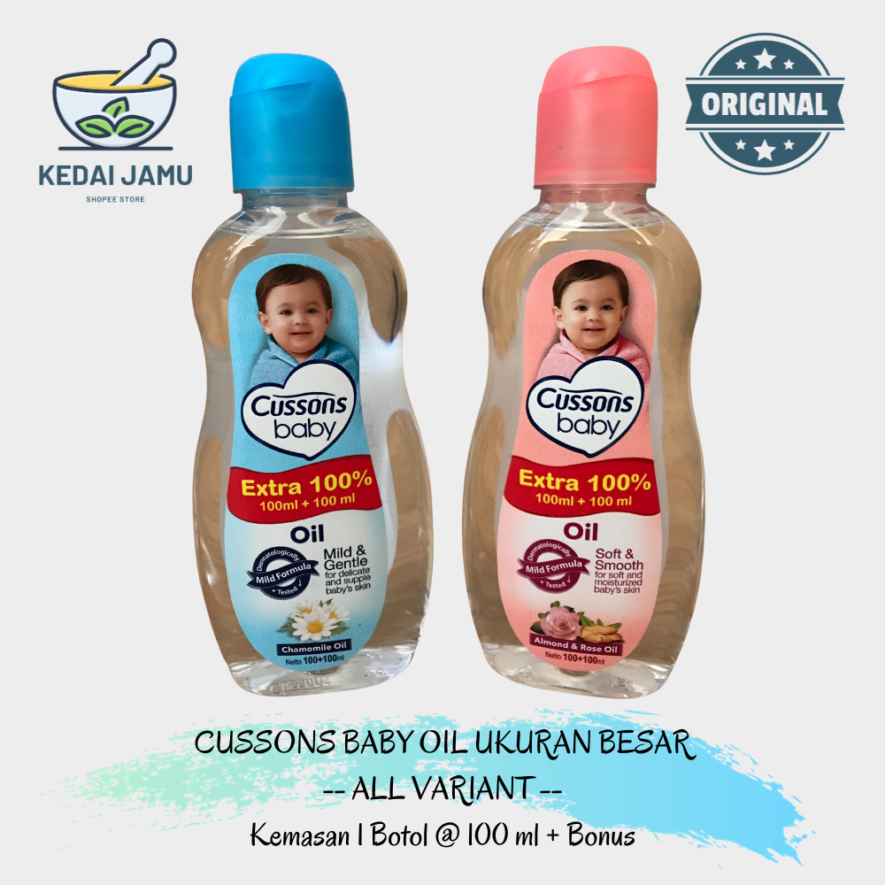 Jual CUSSON BABY OIL UKURAN 100 ML (BESAR) | Shopee Indonesia