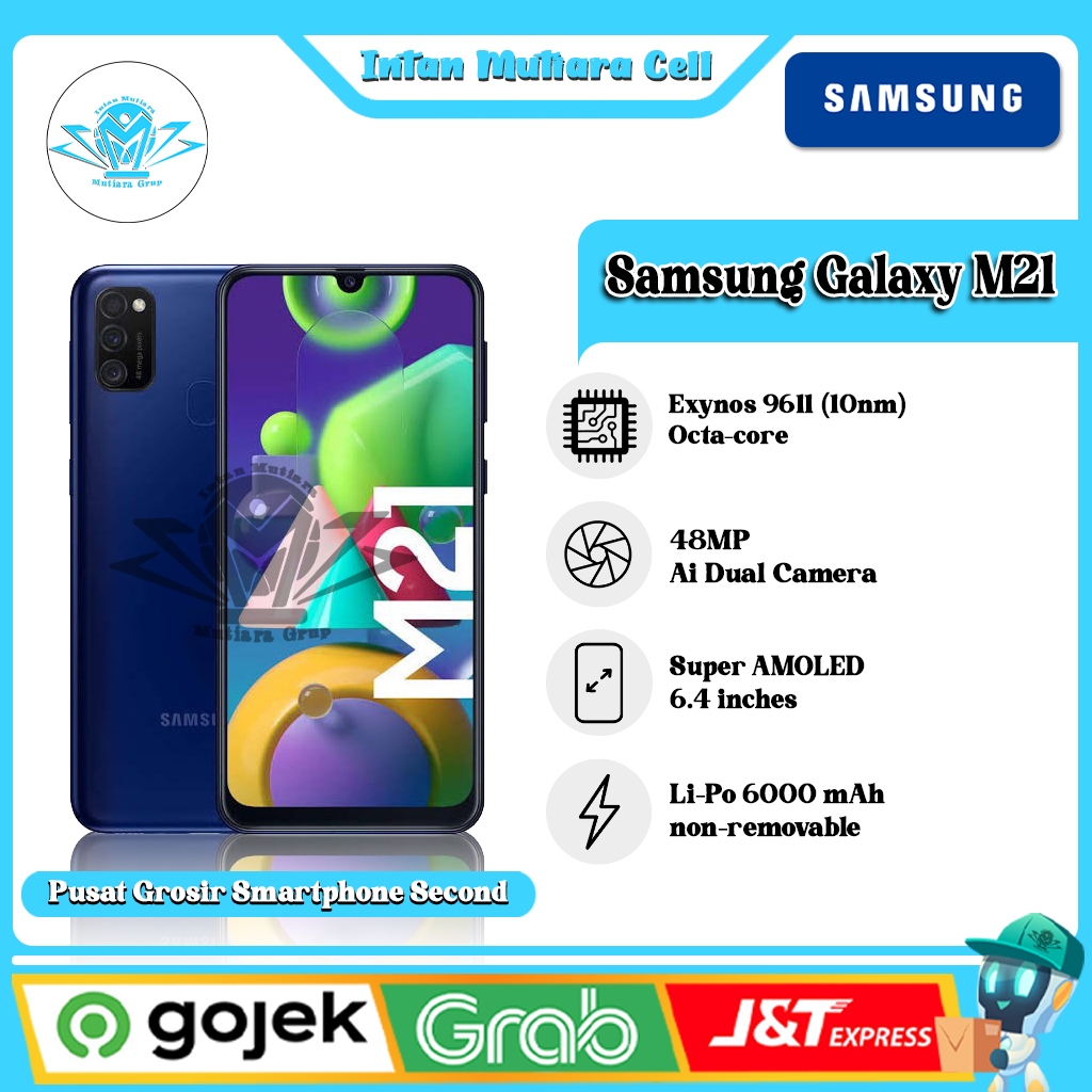 Jual Samsung M21 | M22 Ram 4/64GB | Ram 6/128GB (Second) | Shopee Indonesia