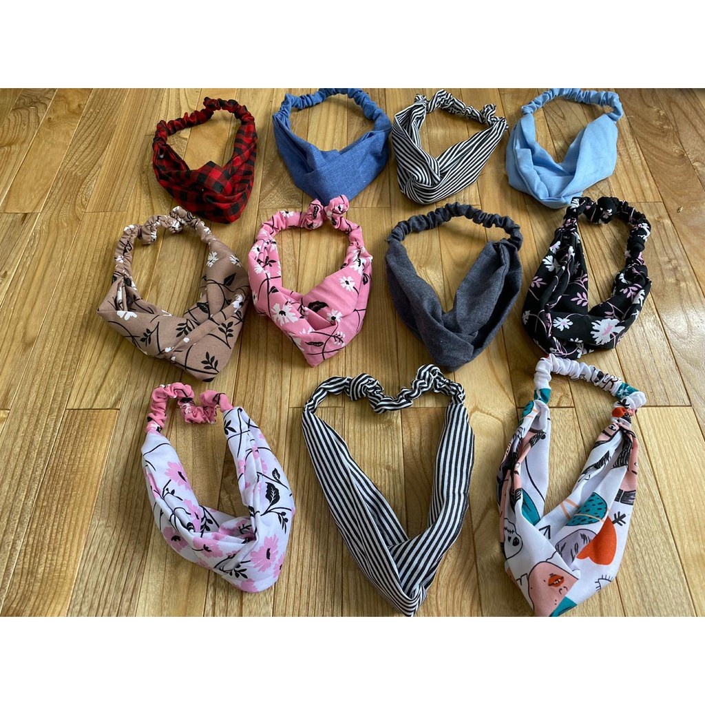 Jual Headband Korea Bando Motif Bandana Wanita | Shopee Indonesia