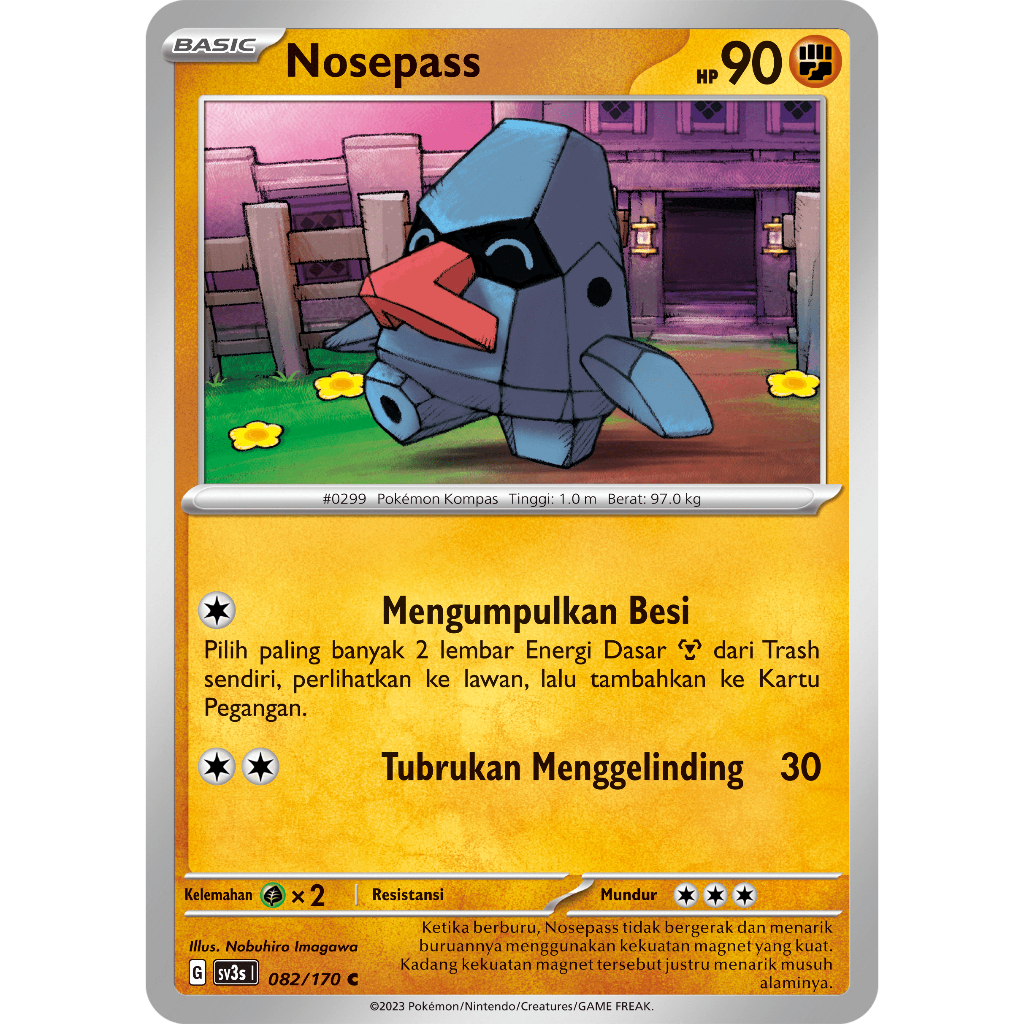Jual POKEMON TCG INDONESIA NOSEPASS SV3S 082/170 | Shopee Indonesia
