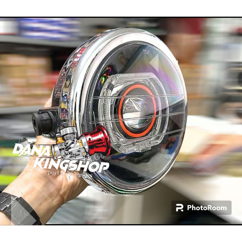 Jual LAMPU DEPAN NINJA SS RX KING VIXION SCORPIO TIGER MODIF SEMI ...