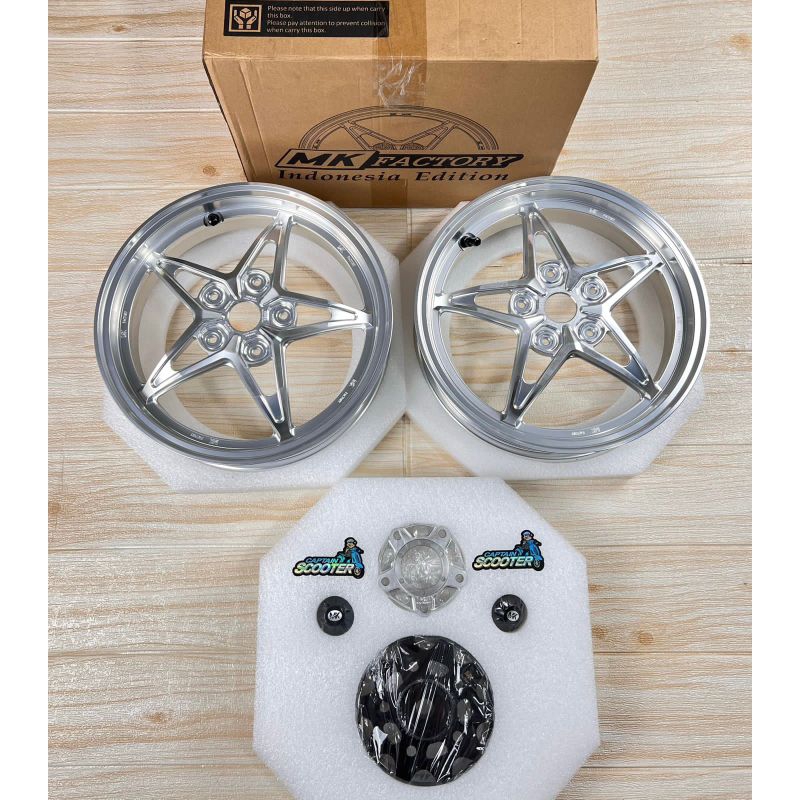 Jual Rims Velg MK Factory Star Bintang Silver Vespa Sprint Primavera ...