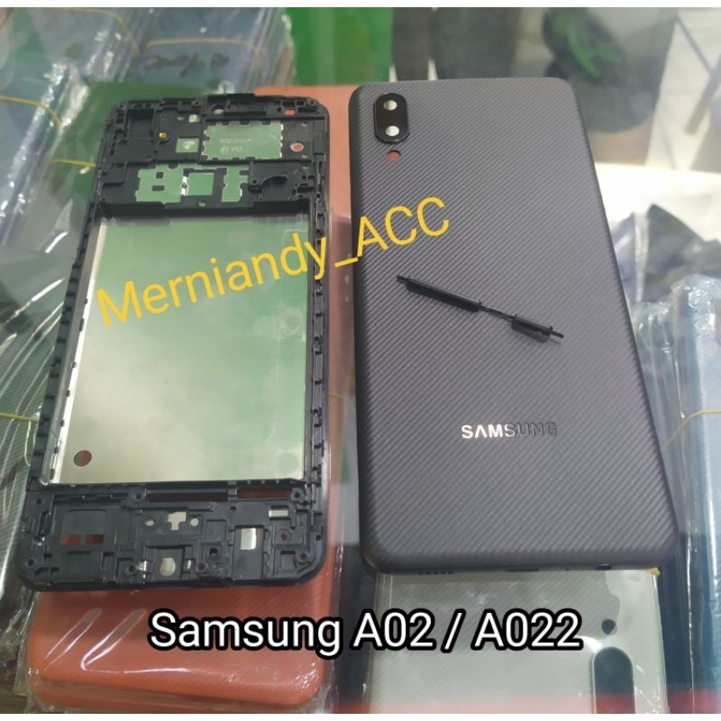 Jual Cessing kesing hausing fullset frame lcd Samsung A02 / A022 ...