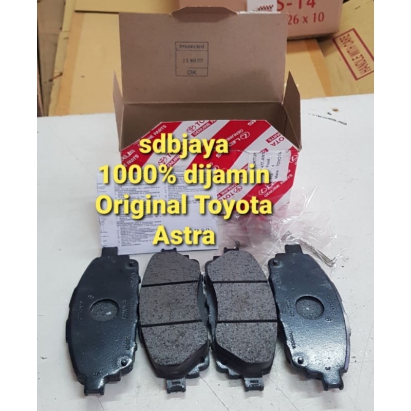 Jual brake pad kamvas kampas rem depan kijang innova reborn / hilux ...