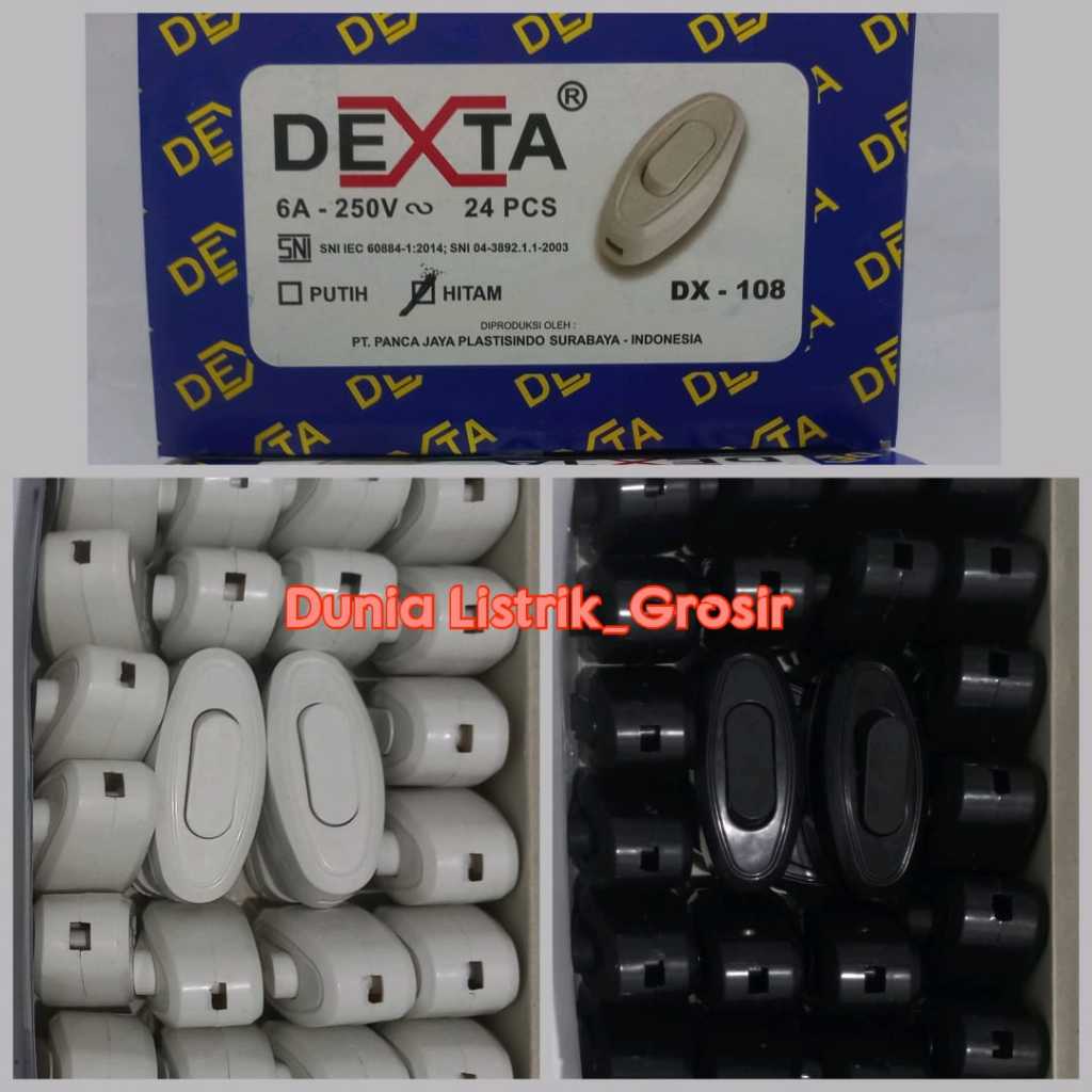 Jual Paket Hemat 1 Kotak Saklar Gantung On/Off Sekakel Gantung Jumbo ...