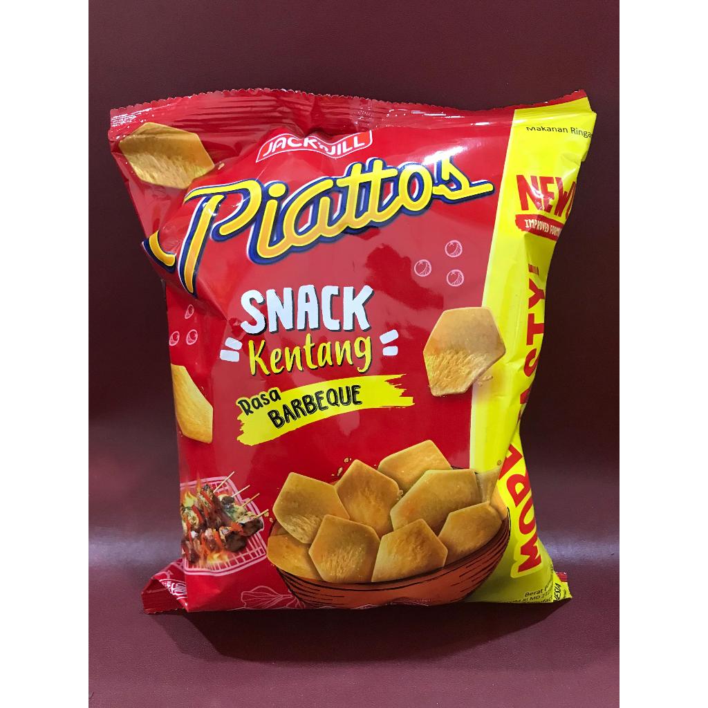 Jual Piattos Snack Kentang Rasa Barbeque 70g - Potato Snack Rasa Bbq ...