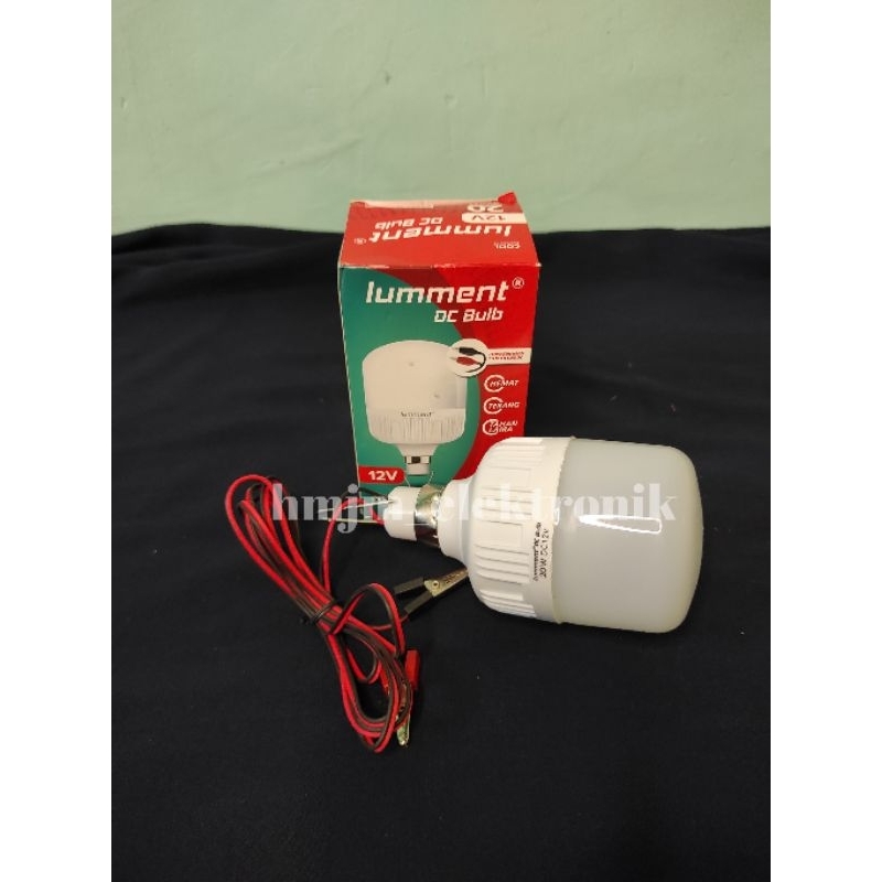 Jual Lampu Lumment DC Bulb 20W Termasuk Kabel 1,5M Fitting DC | Shopee ...
