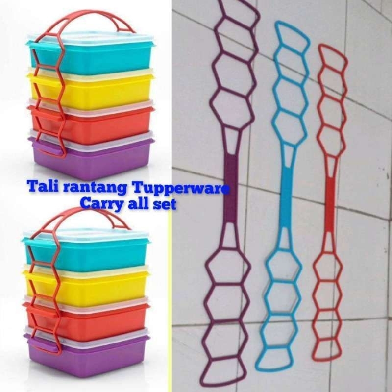Jual Tupperware tali rantang carry all set 1 pcs | Shopee Indonesia