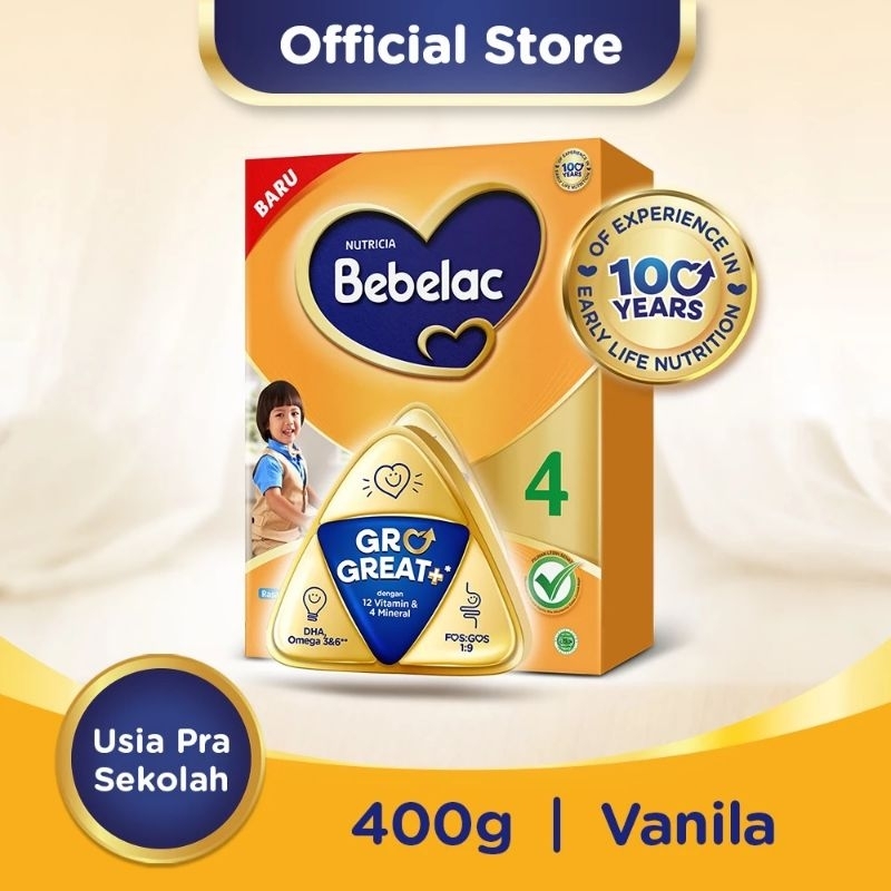 Jual Bebelac 4 vanila 400 gram kemasan ekonomis 400 gr | Shopee Indonesia