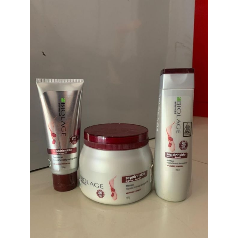 Jual Matrix repairinside (shampoo, conditioner, mask) | Shopee Indonesia