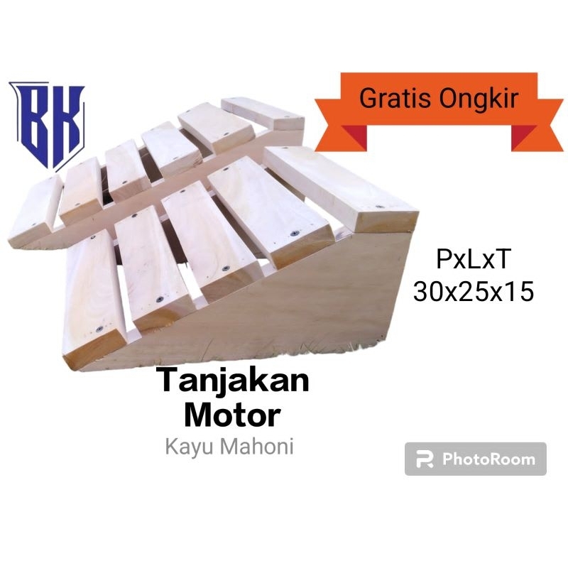 Jual Tanjakan motor bisa request tinggi 5-15 cm FULL paku dan sekrup ...