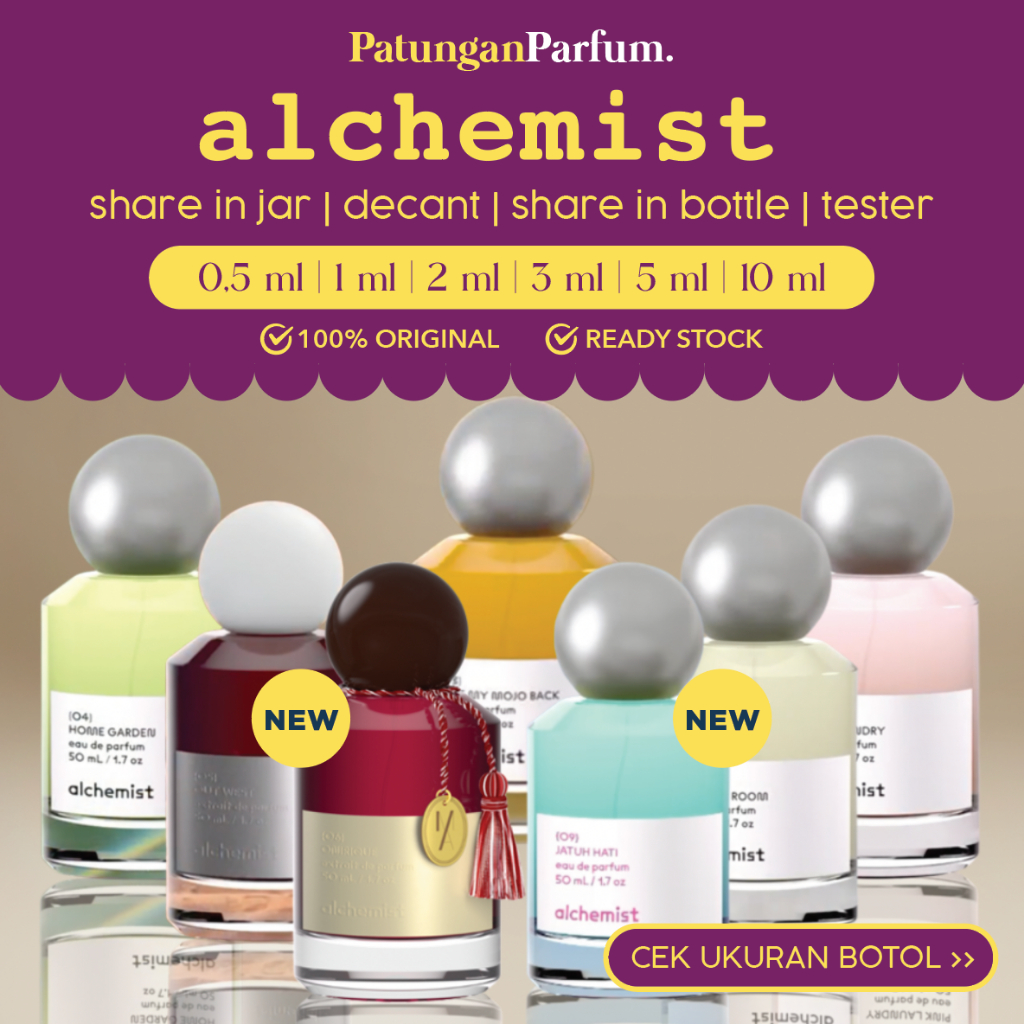 Jual Decant Alchemist Fragrance - JATUH HATI TABI (NEW & READY ...