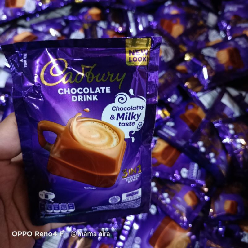 Jual Cadbury dairy milk drink minuman bubuk coklat paket dapat 10 ...