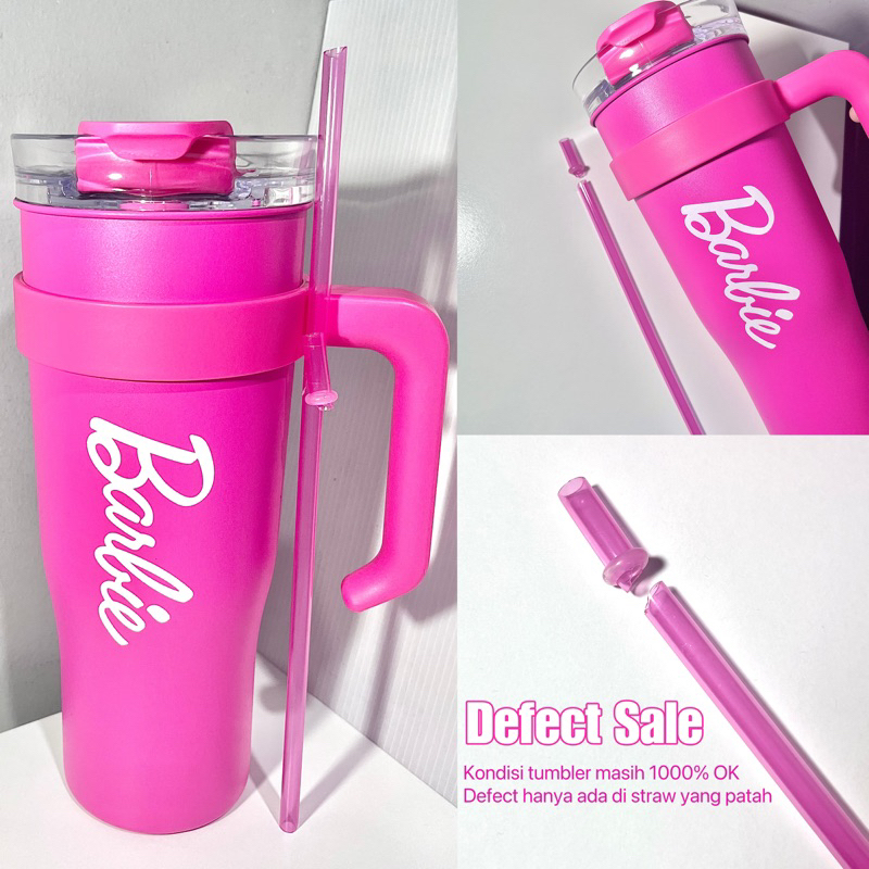 Jual Miniso x Barbie Tumbler Tumblr Botol Minum Pink by findantings ...