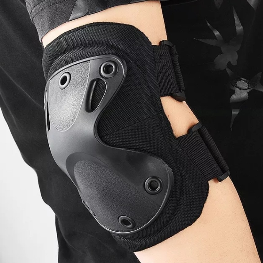 Jual DEKER KNEEPAD HITAM PELINDUNG LUTUT DAN SIKUT KNEE SEPEDA MOTOR ...